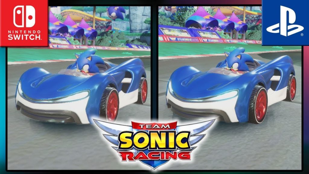 Team Sonic Racing | Switch vs PS4 PRO | Graphics Comparison & Frame ...